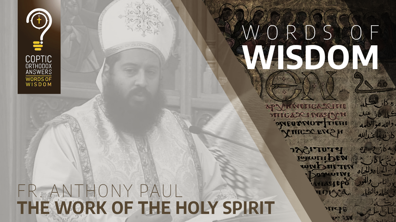The work of The Holy Spirit | Coptic Orthodox Answers